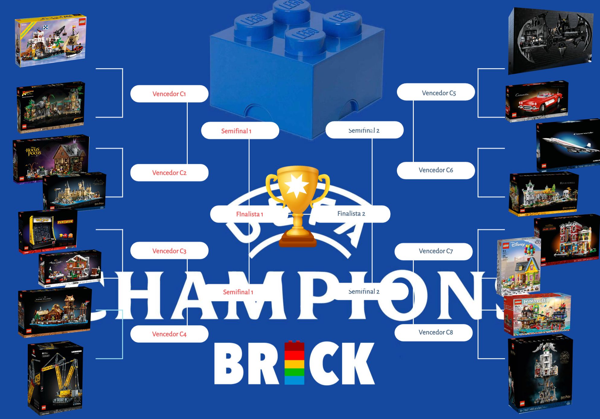 ¡Arranca la Champions BRICK con sus emparejamientos!