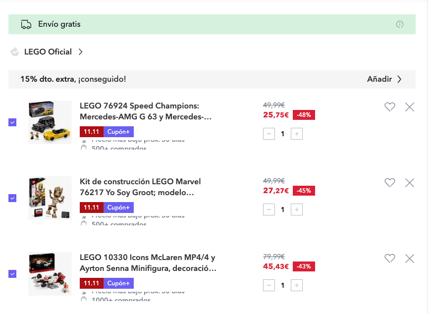 Los COMBOS LEGO que arrasan en Miravia - Brickmania.es